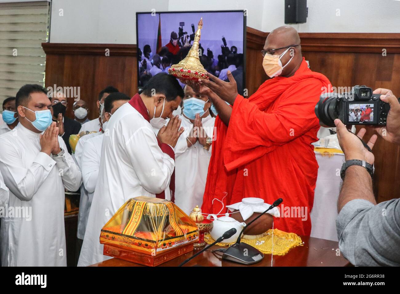 Colombo, Sri Lanka. 08th July, 2021. The newly-appointed Finance ...