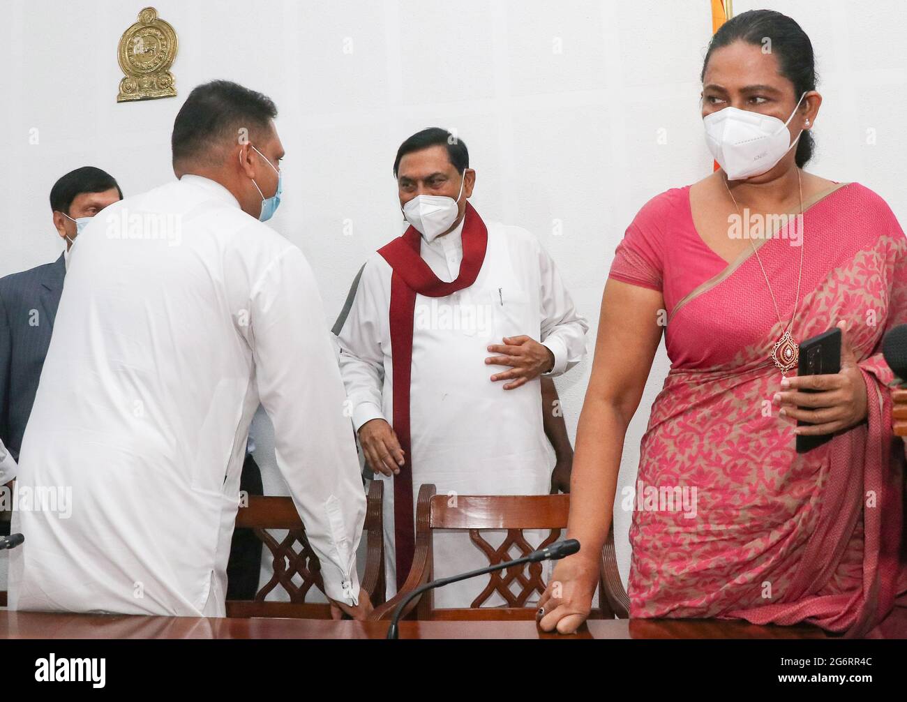 Colombo, Sri Lanka. 08th July, 2021. The newly-appointed Finance ...