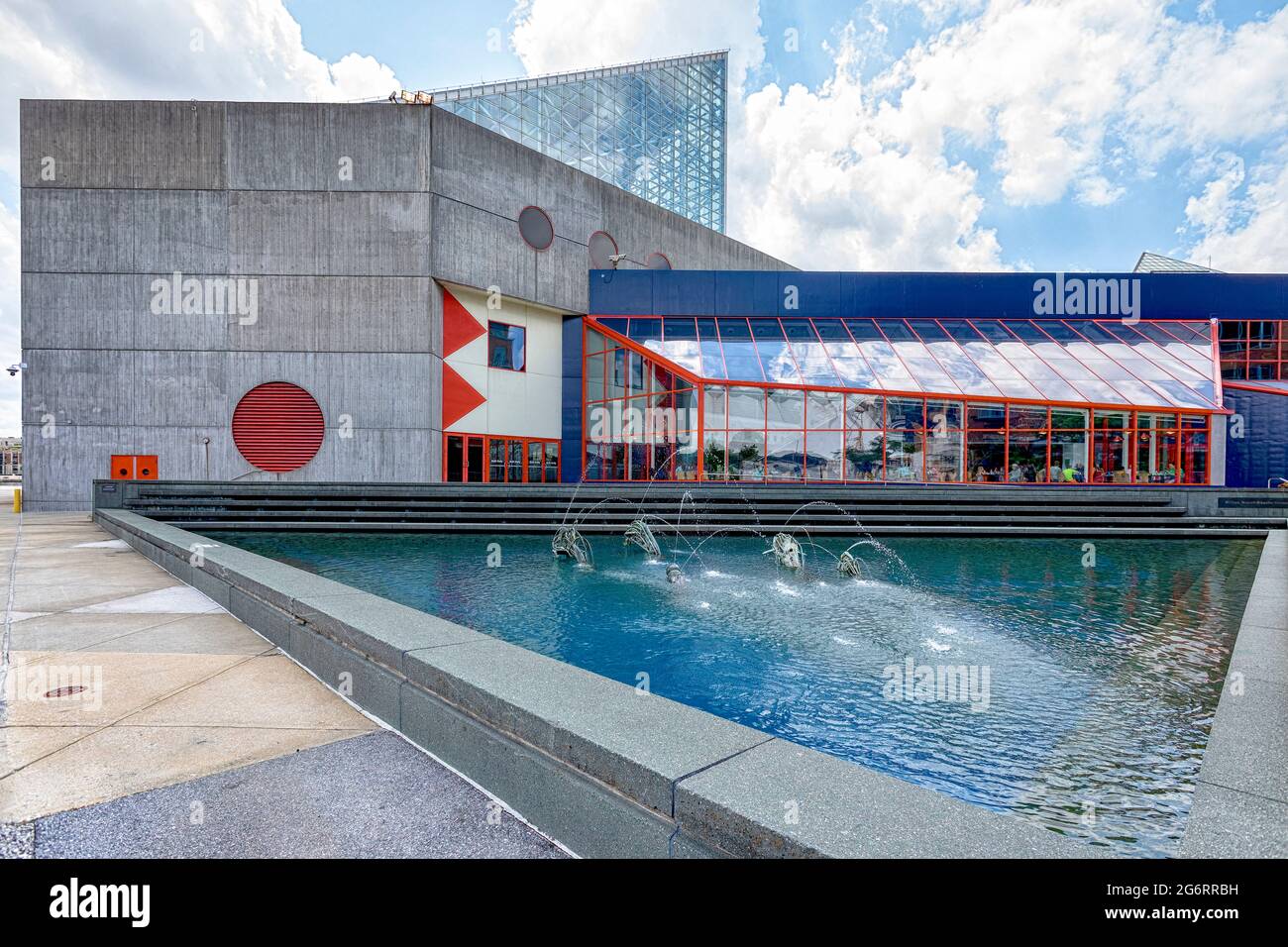Baltimore National Aquarium occupies Pier Three (501 East Pratt Street ...
