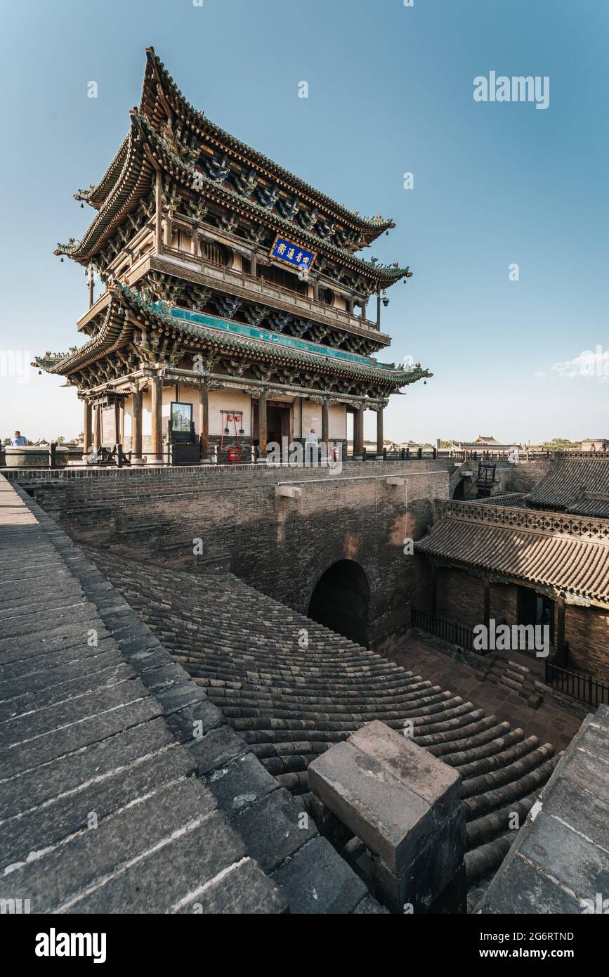 City Wall of Pingyao Ancient City, A Traditional Chinese Old City in ...
