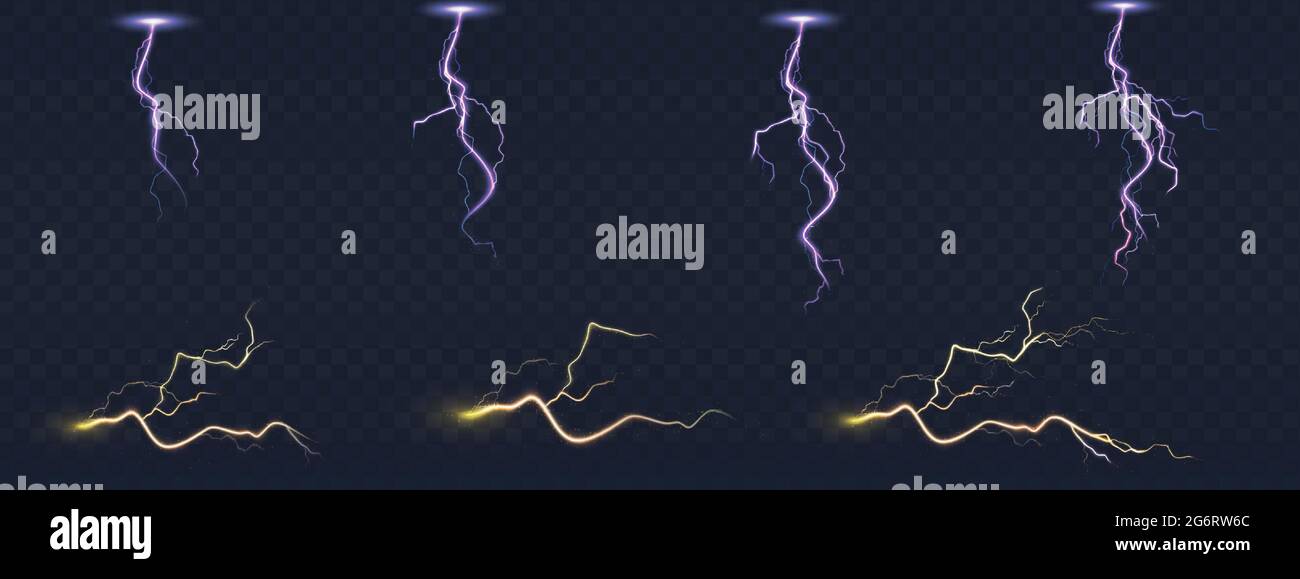 Lightning strike animation Stock Vector Image & Art - Alamy