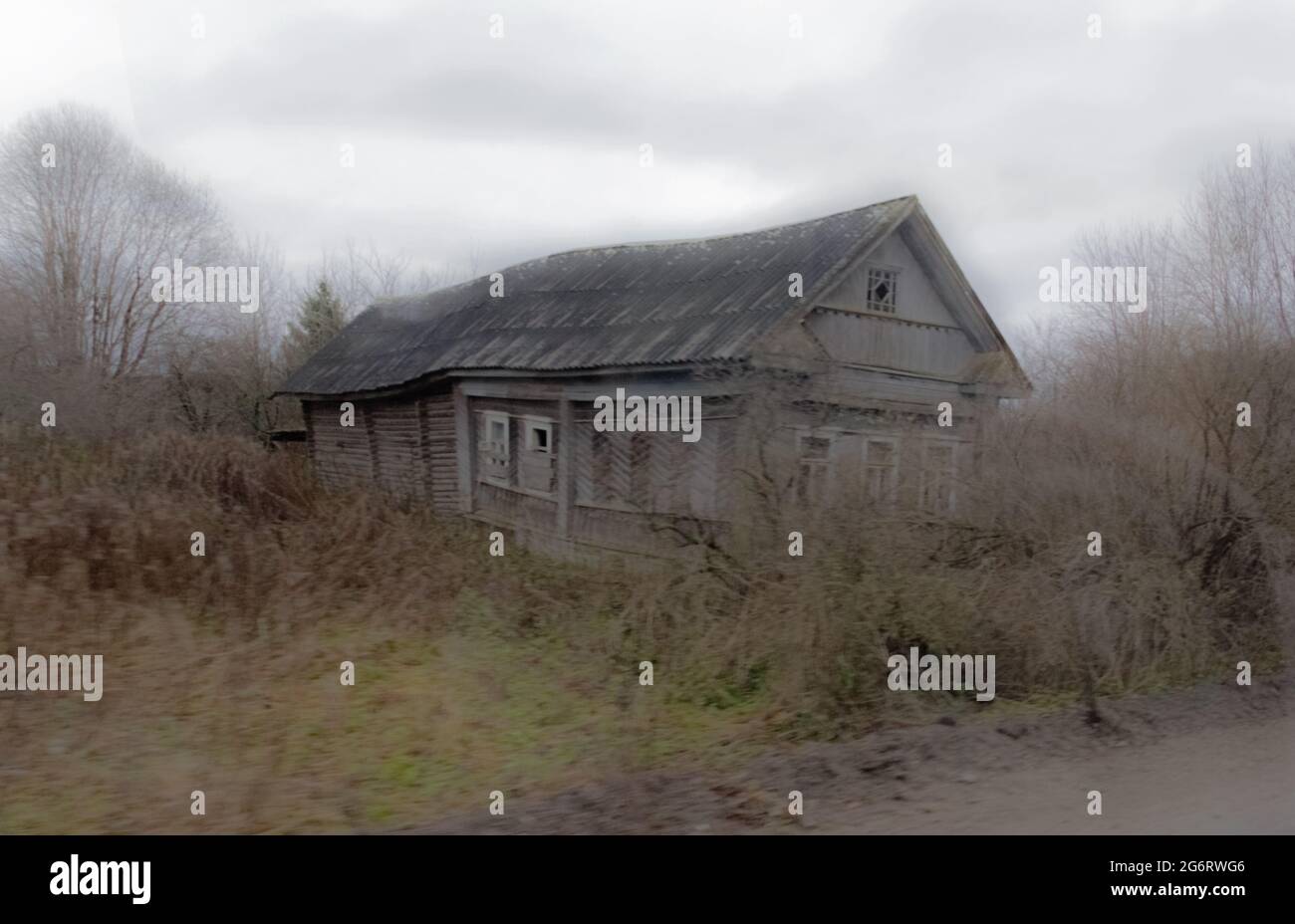 Blurred cottage wall with window background hi-res stock photography ...