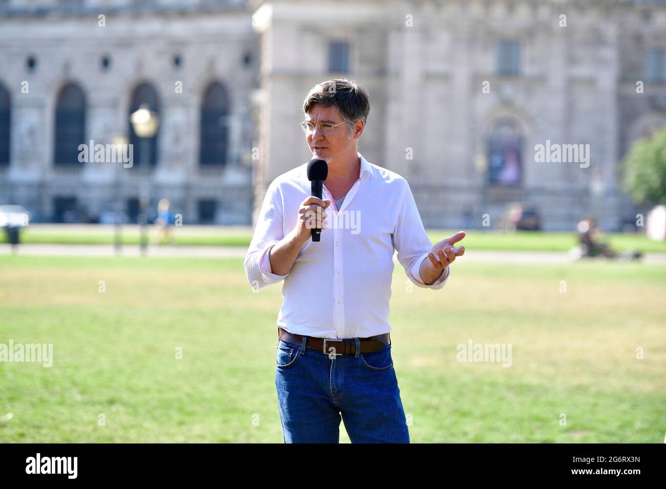 Vienna, Austria. 8th July, 2021. Press conference with Prim. Priv.-Doz ...