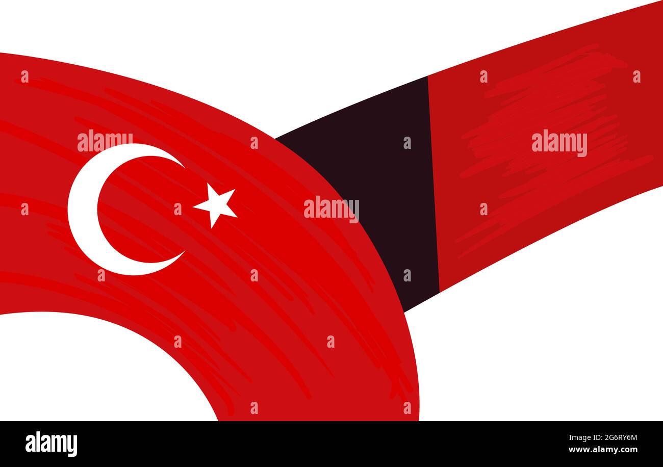 national flag of Turkey waving isolated Stock Vector Image & Art - Alamy
