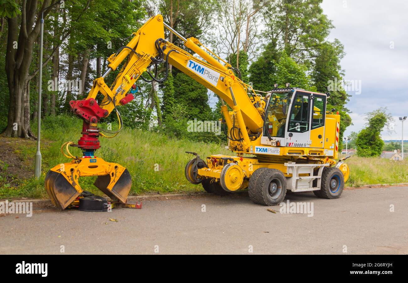 COLMAR T10000 150 kW, Road rail wheeled heavy duty machine Stock Photo ...