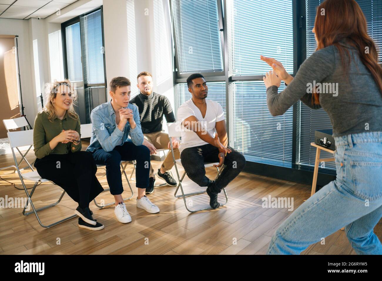 Happy Diverse Office Workers