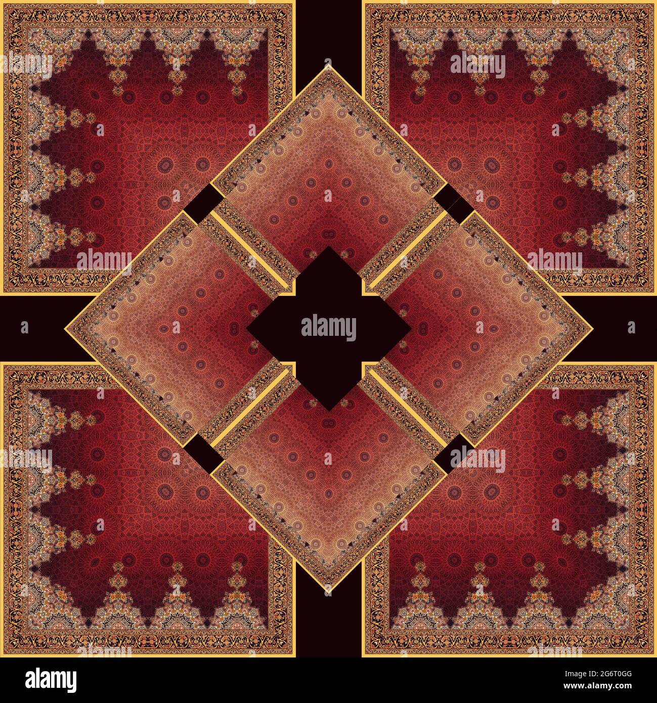 Traditional Scarf Design Stock Photo - Alamy