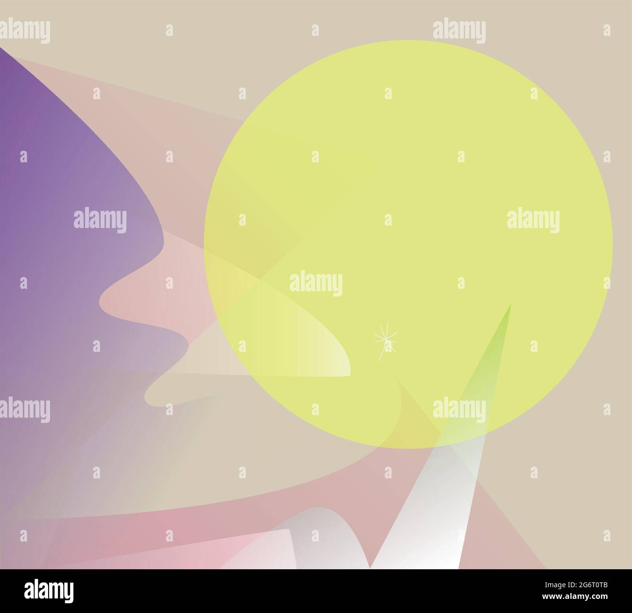 Abstract design template with gradient shapes. Vector illustration ...