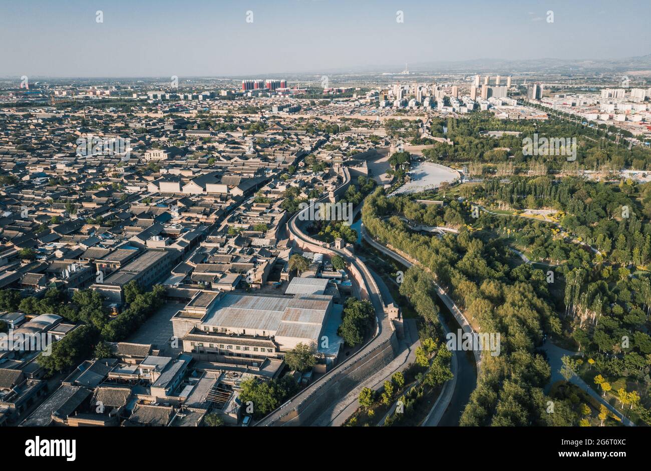Pingyao aerial hi-res stock photography and images - Alamy