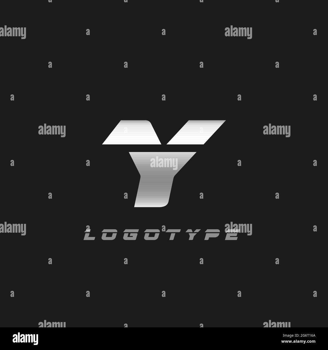 Metallic letter y hi-res stock photography and images - Alamy