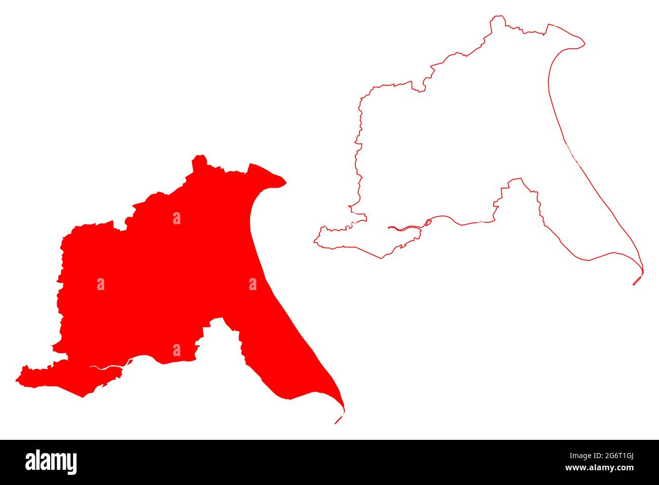 Sketch map of yorkshire hi-res stock photography and images - Alamy