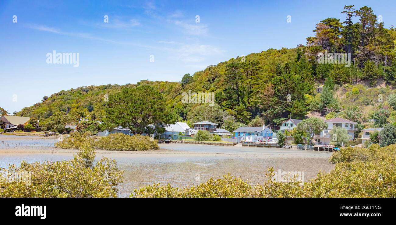 Rural area in Waiwera which is a small town in the north of the ...