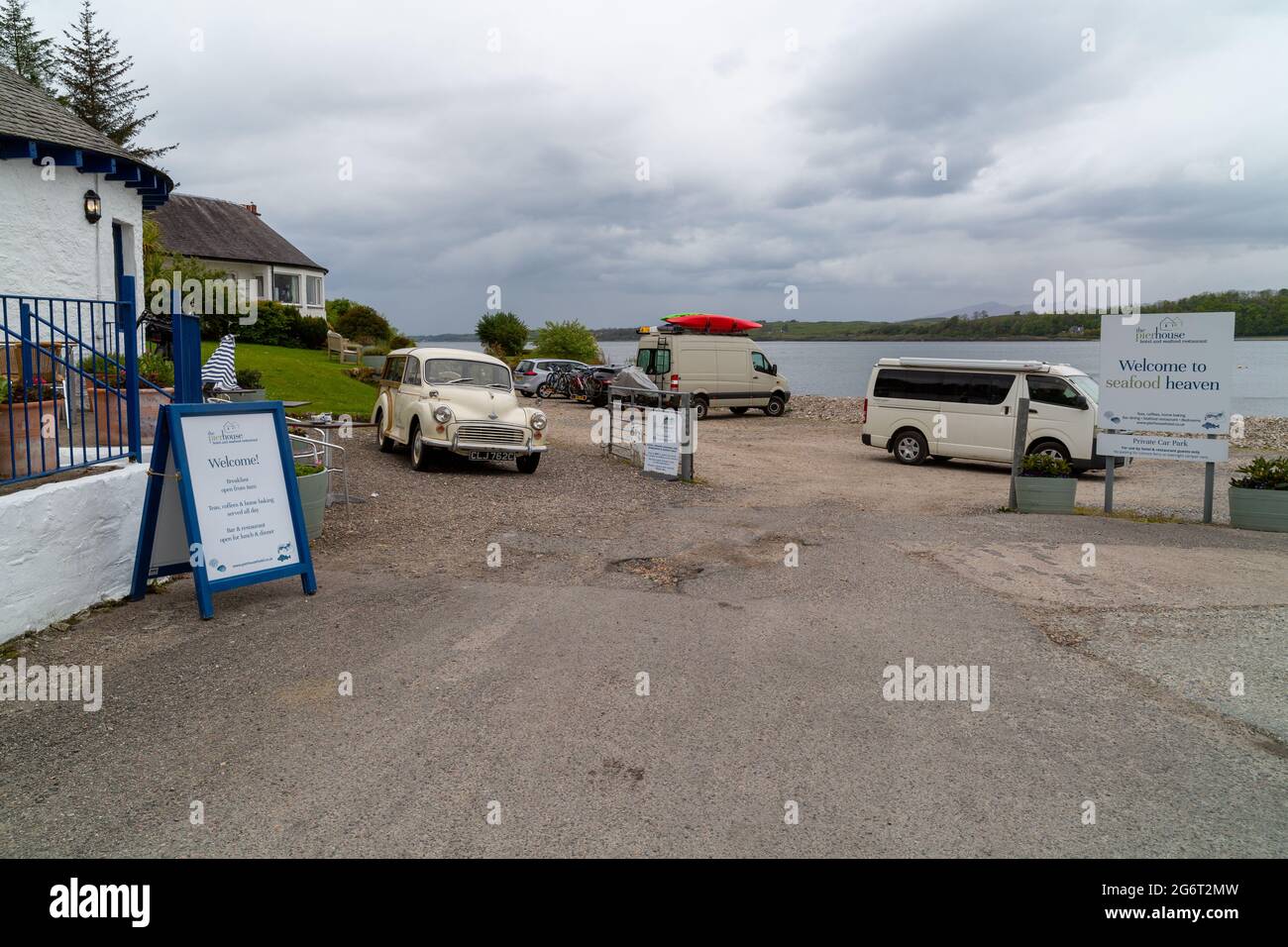 The Pierhouse, Port Appin, Scotland Stock Photo - Alamy