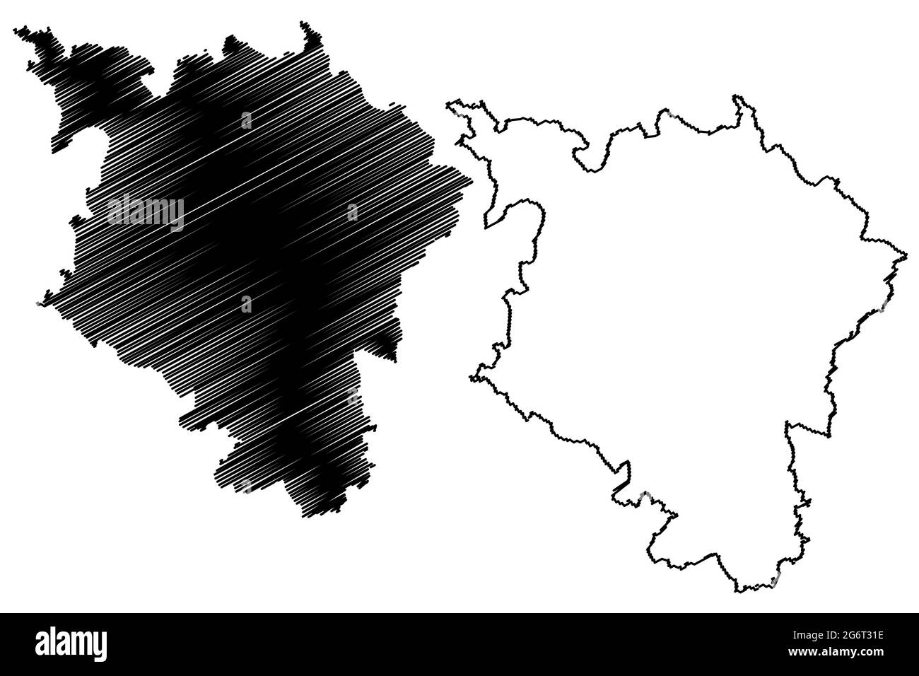 Calw district (Federal Republic of Germany, rural district, Baden ...