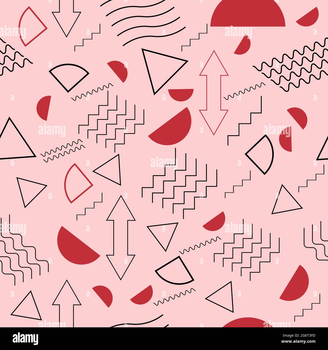 Seamless colored background pattern, various geometric shapes - Vector ... Seamless colored background pattern, various geometric shapes - Vector ...