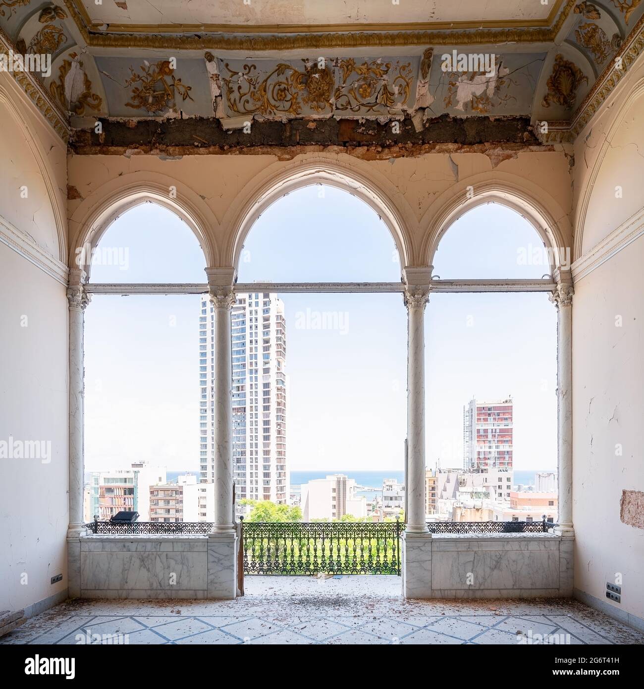 Quantum House Sursock Street in Beirut, Lebanon Stock Photo - Alamy