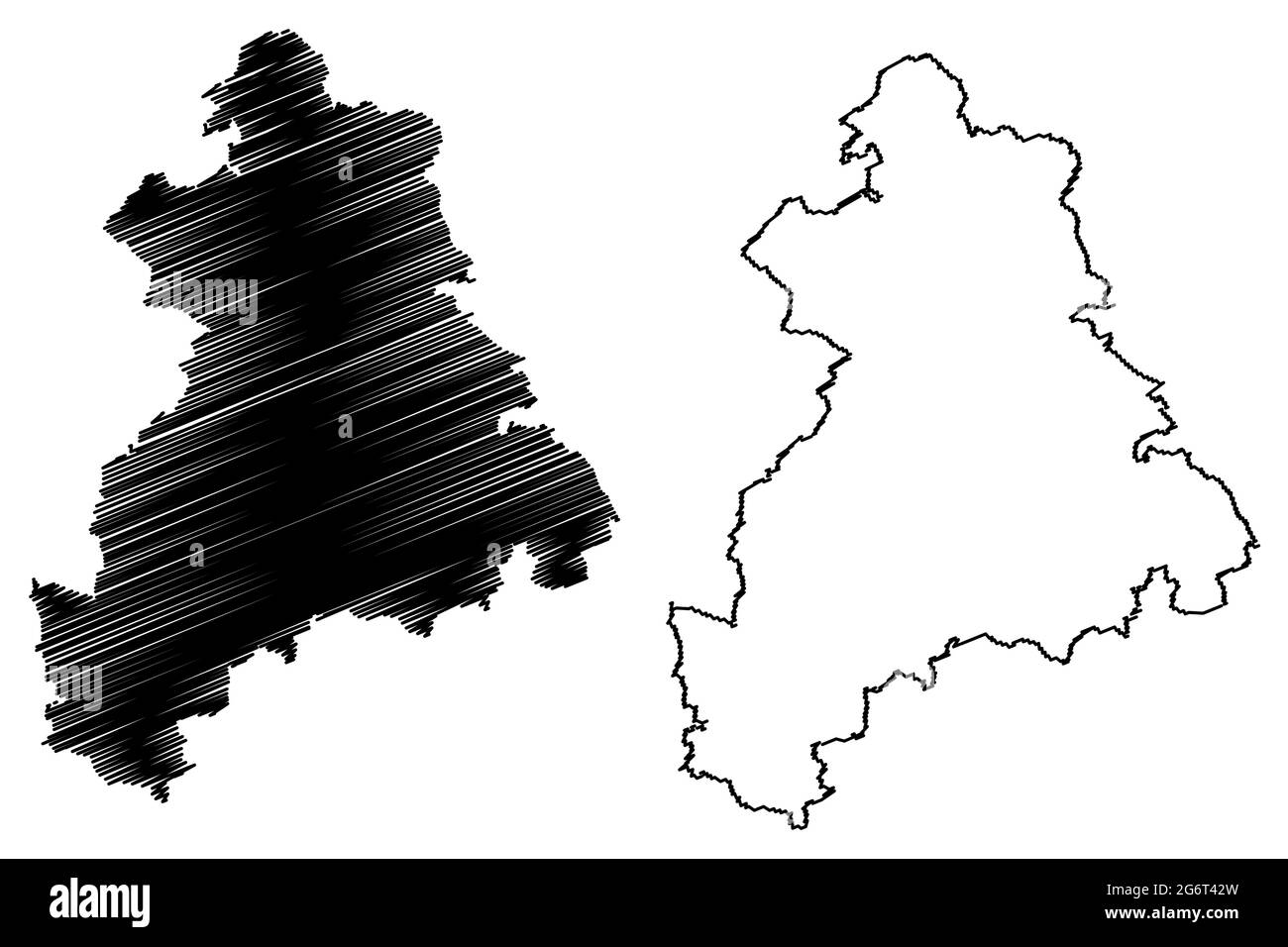 Boblingen district (Federal Republic of Germany, rural district, Baden ...