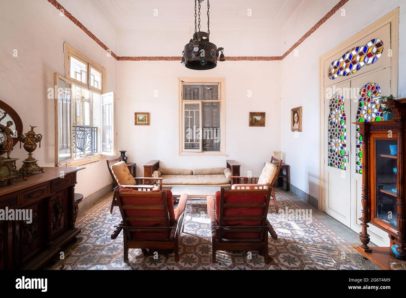 Tabbal Building Endangered Heritage in Beirut, Lebanon Stock Photo - Alamy