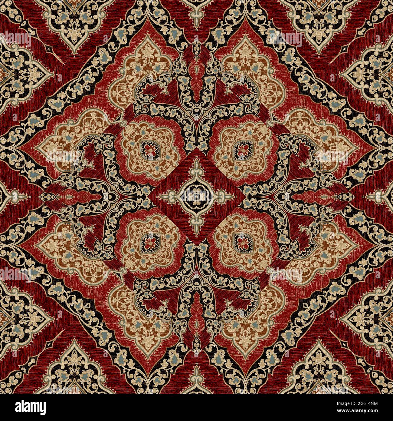 Traditional Scarf Design Stock Photo - Alamy