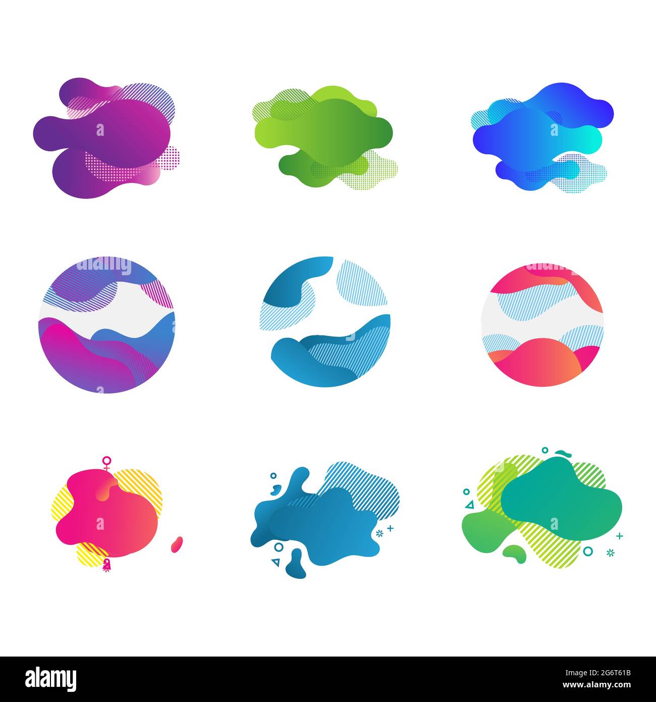 Abstract liquid shape Fluid design Vector illustration Stock Vector ...