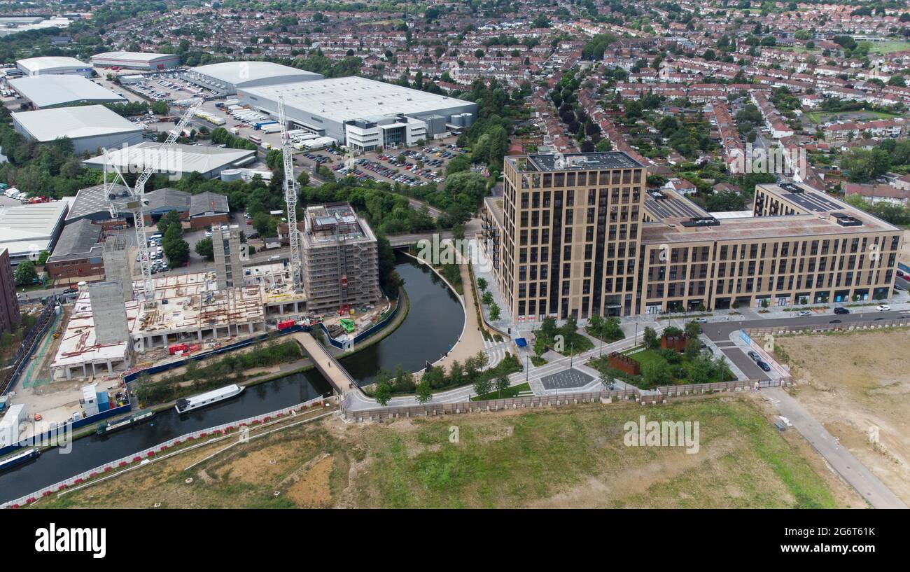Greenford Quay development, Ealing, London, England Stock Photo - Alamy