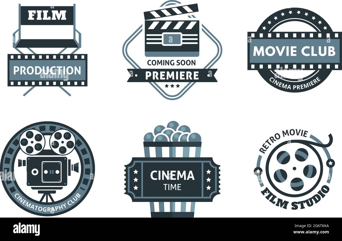 Logos Film Stock Vector Images - Alamy