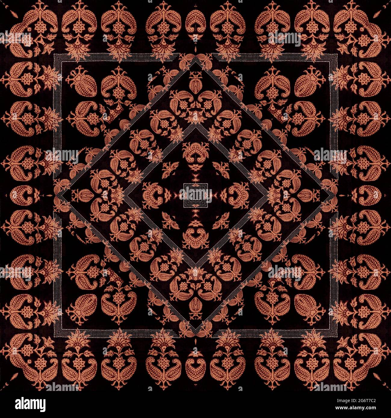 Traditional Scarf Design Stock Photo - Alamy
