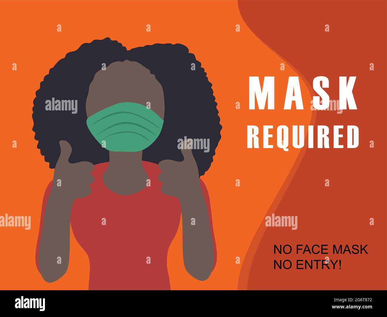 Face mask required sign. Protective measures against coronavirus COVID ...