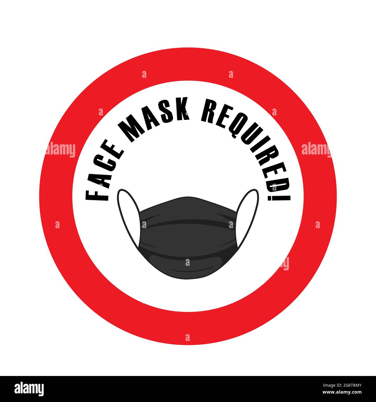 Face mask required sign. New normal wearing mask icons. Women wearing ...