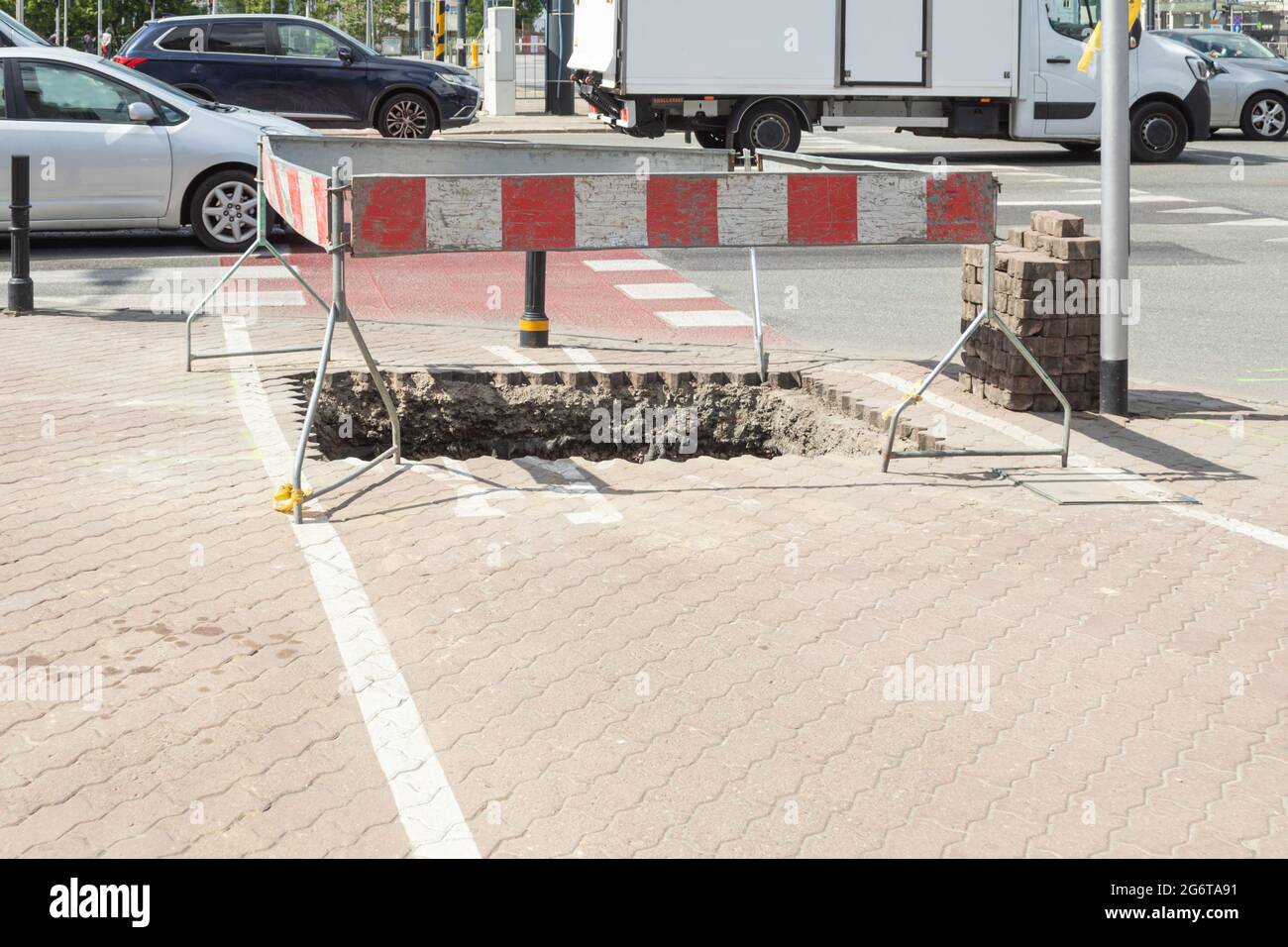 Construction work in the city hi-res stock photography and images - Alamy