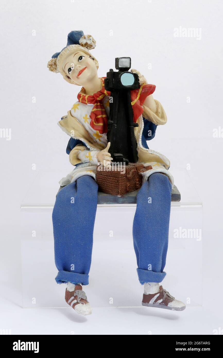 Collectable theme based on photographers and photographers. Clown ...