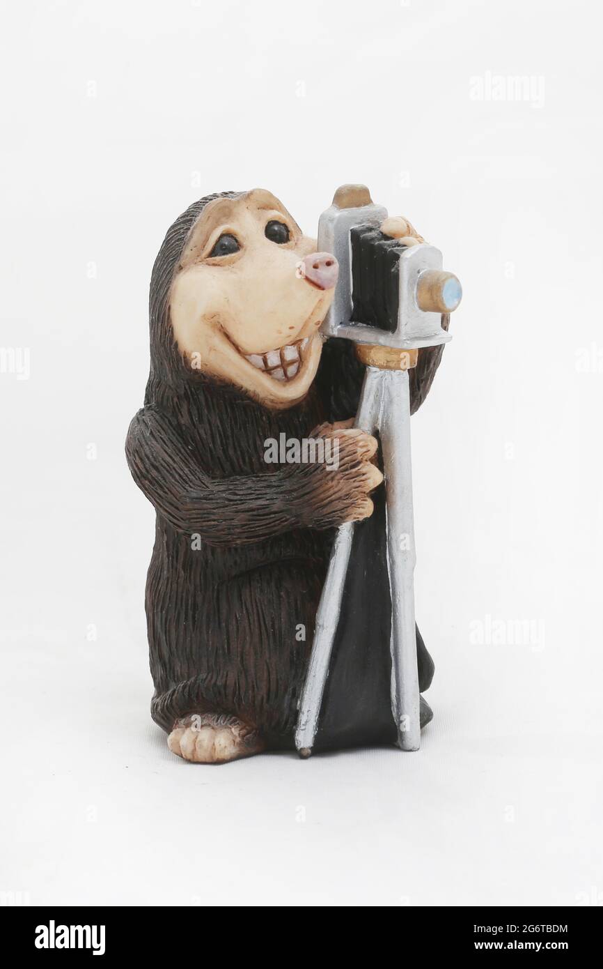 Collectable theme based on photographers and photographers. Mole with ...