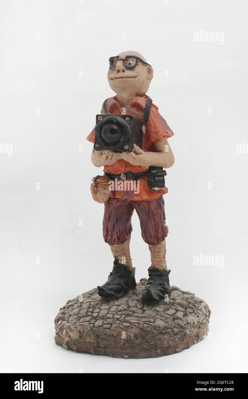 Collectable theme based on photographers and photographers Stock Photo ...