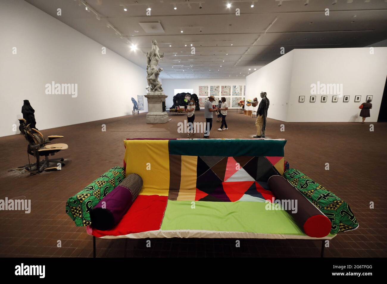 The twisting Luma tower clad in reflective aluminium tiles, designed by ...