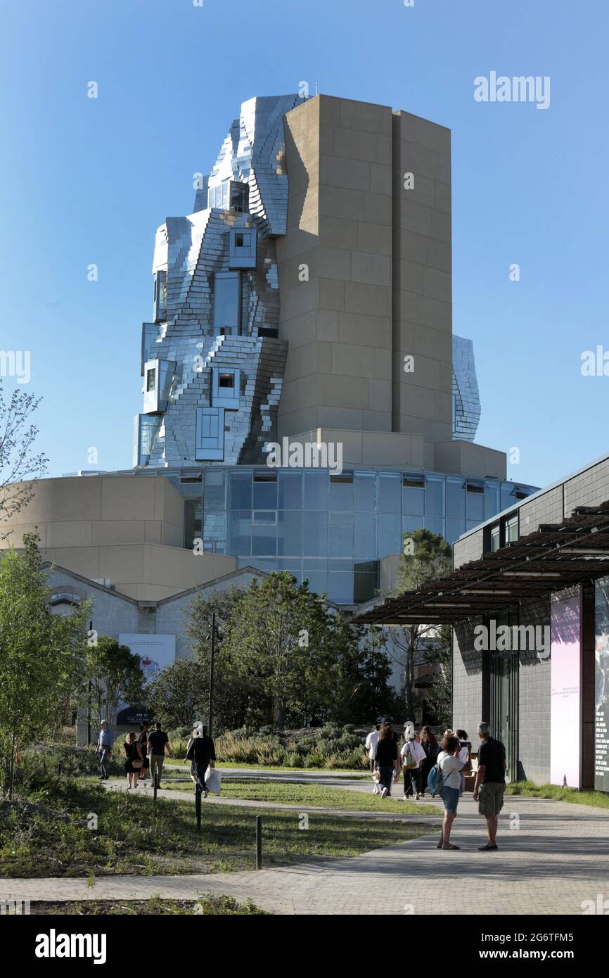 The twisting Luma tower clad in reflective aluminium tiles, designed by ...