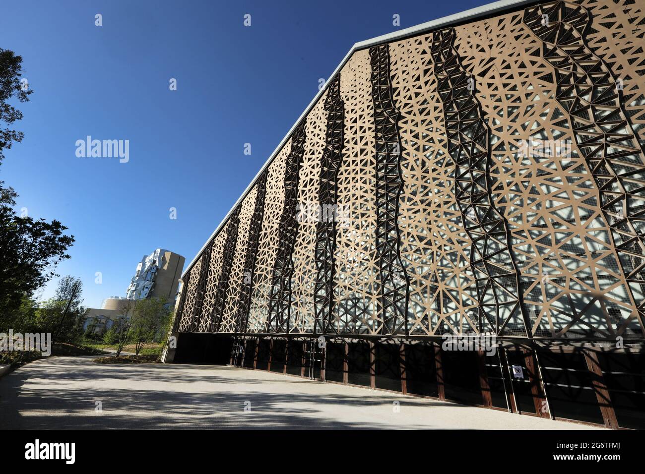The twisting Luma tower clad in reflective aluminium tiles, designed by ...