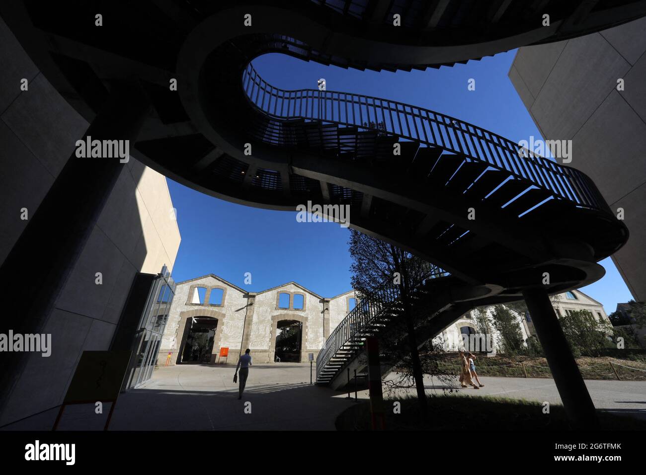 The twisting Luma tower clad in reflective aluminium tiles, designed by ...