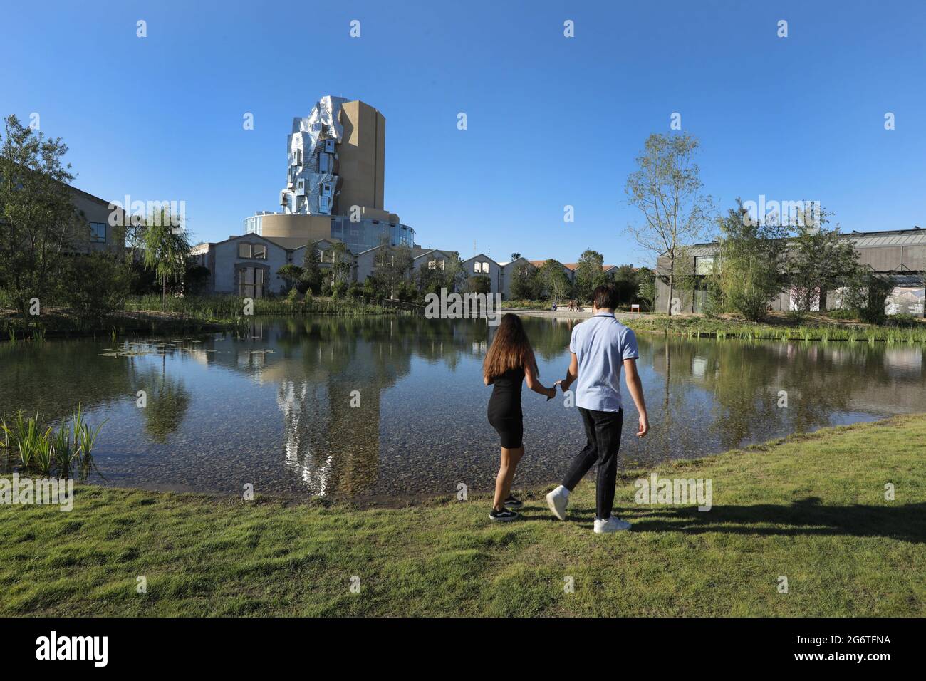 Clad in aluminium tiles hi-res stock photography and images - Alamy