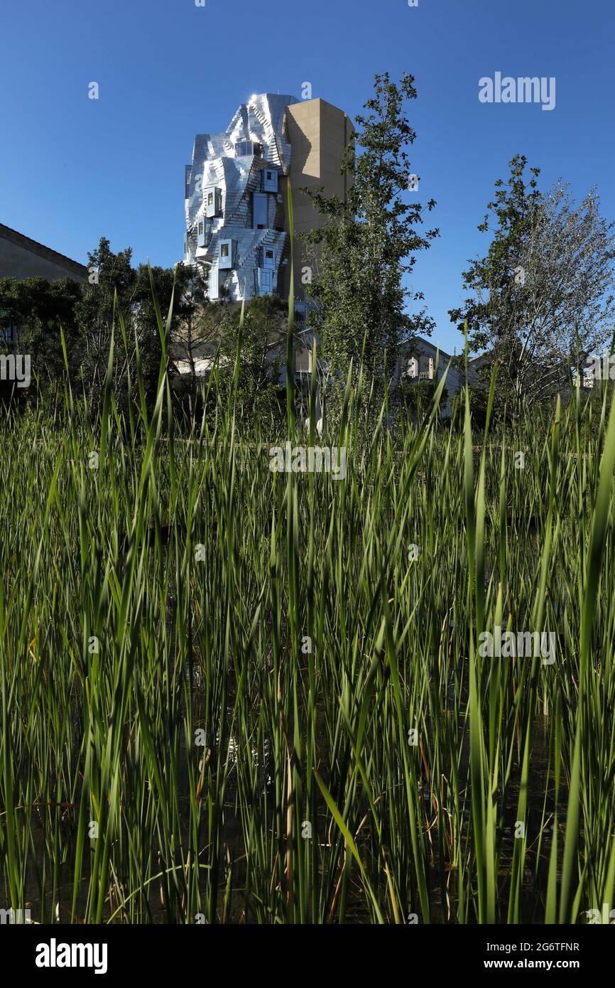 The twisting Luma tower clad in reflective aluminium tiles, designed by ...