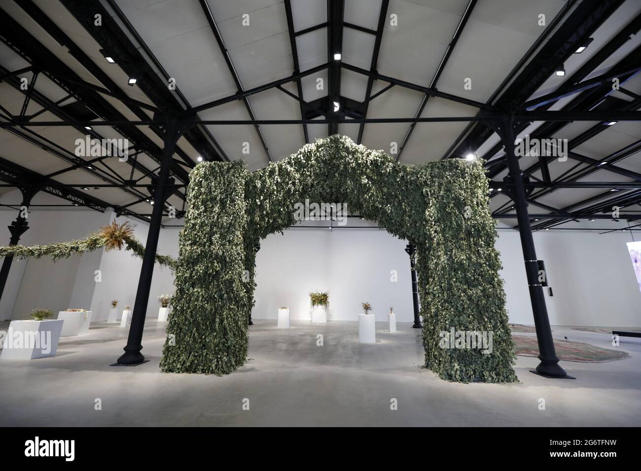 The twisting Luma tower clad in reflective aluminium tiles, designed by ...