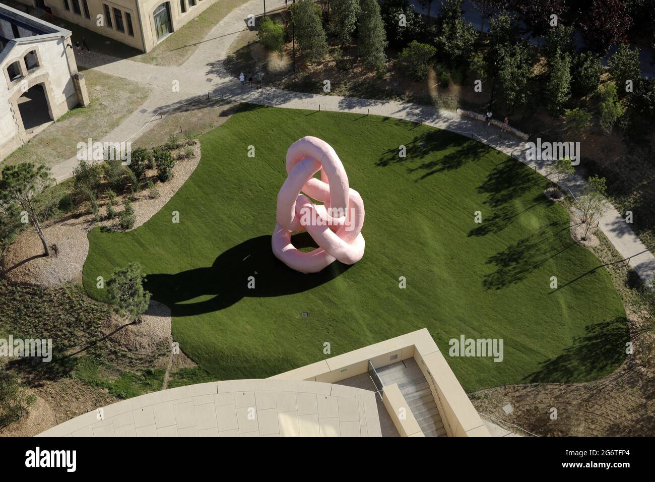 The twisting Luma tower clad in reflective aluminium tiles, designed by ...