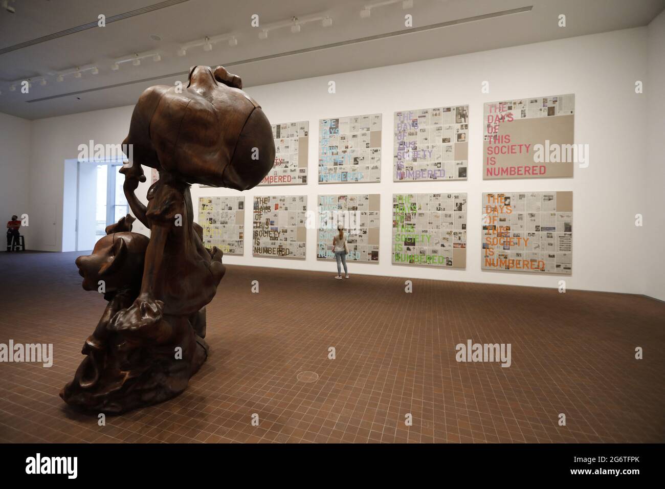 The twisting Luma tower clad in reflective aluminium tiles, designed by ...