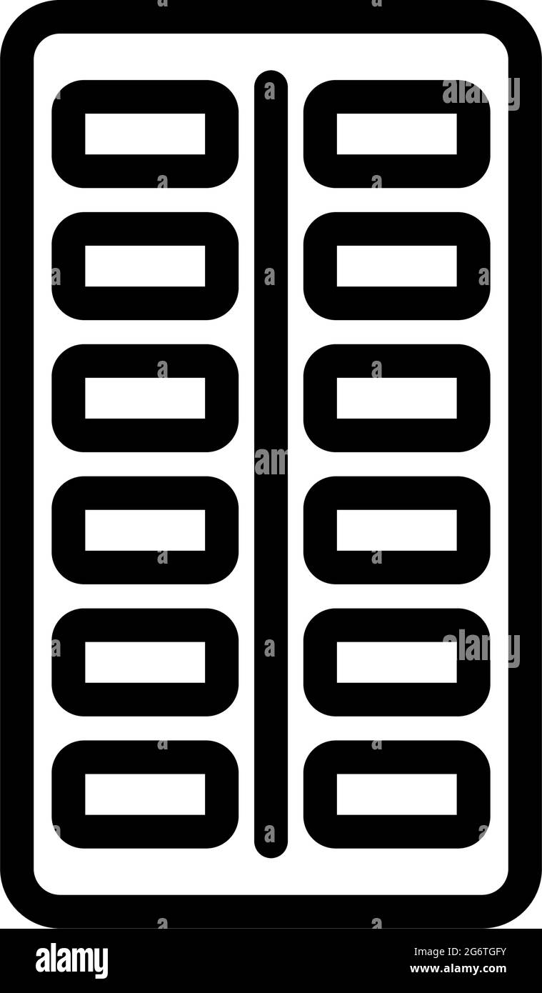 Watercolor Paint-box Icon. Bold outline design with editable stroke width. Vector Illustration ...