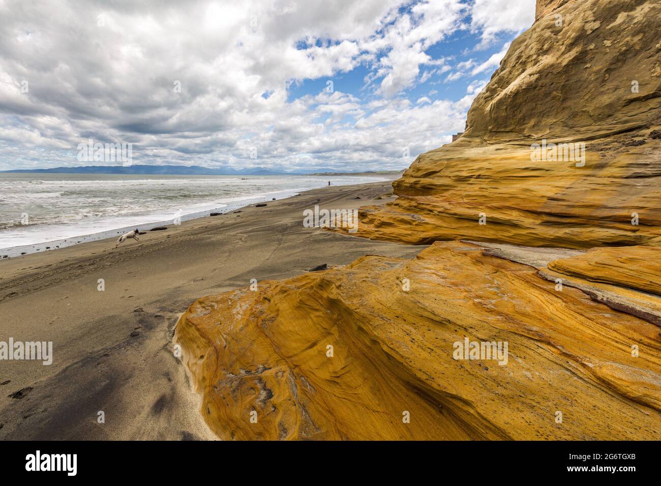 Gemstone beach on New Zealand's South Island Stock Photo - Alamy