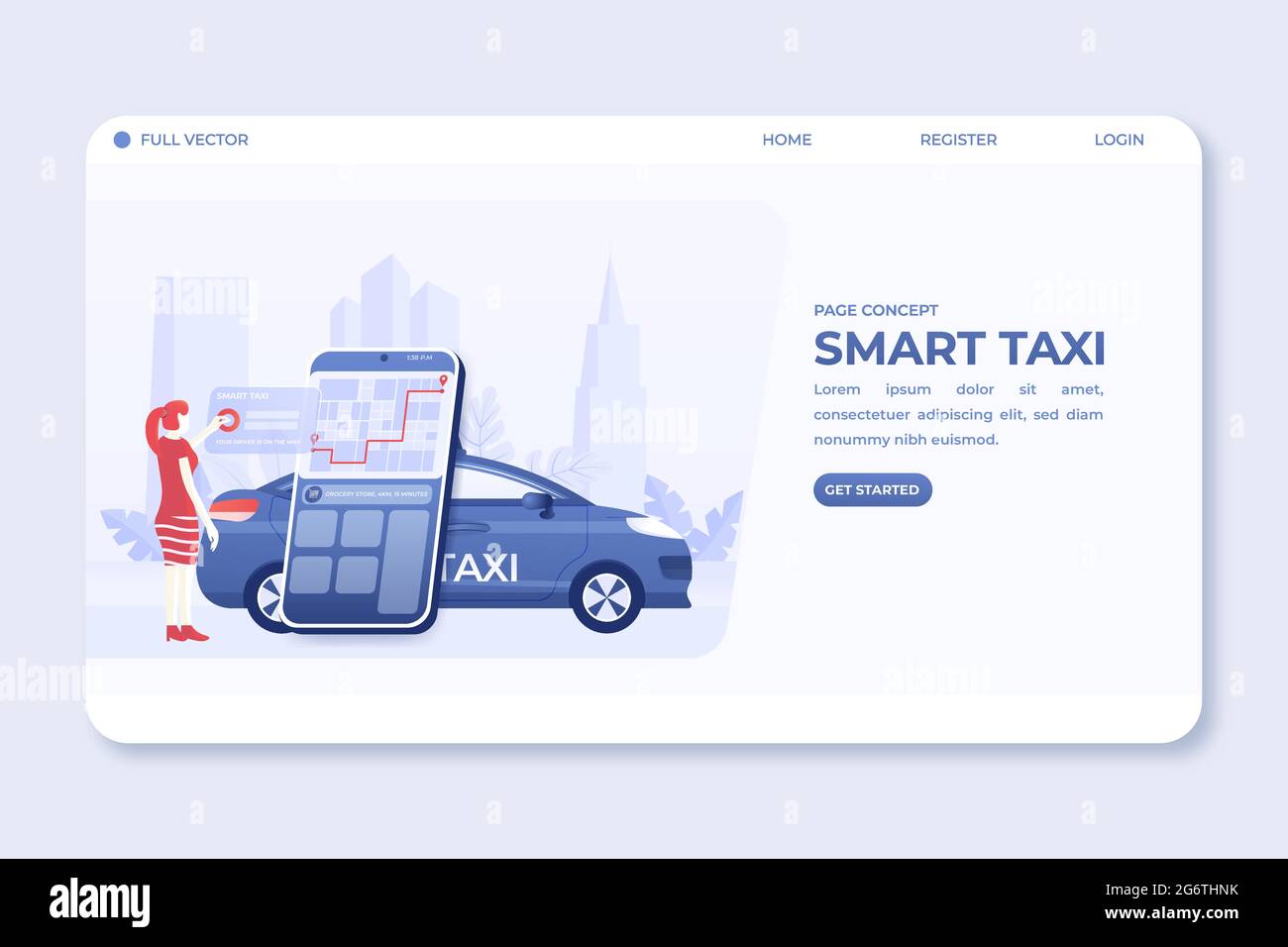 Uber driver mobile app Stock Vector Images - Alamy