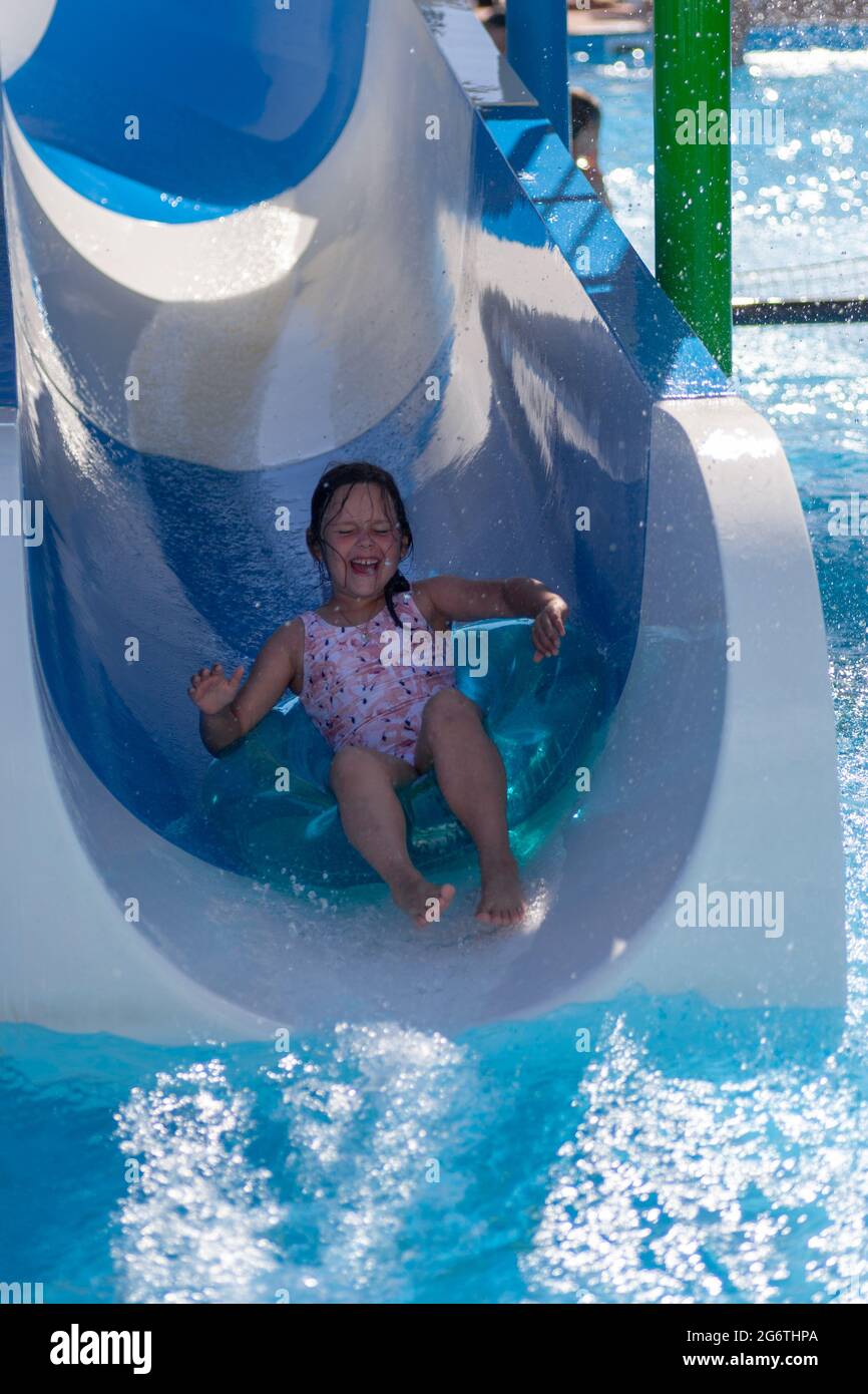Children screaming slide hi-res stock photography and images - Alamy