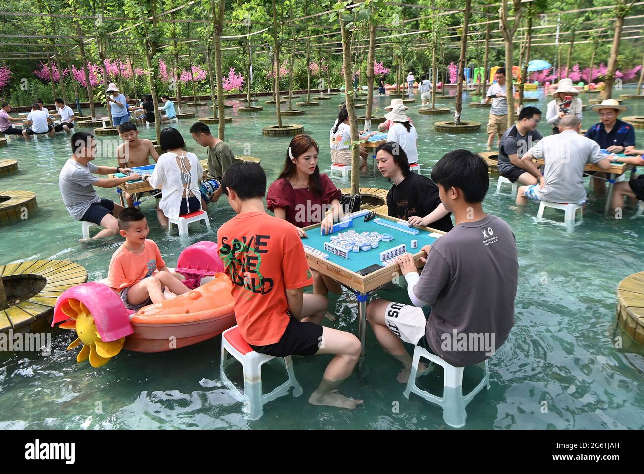 **CHINESE MAINLAND, HONG KONG, MACAU AND TAIWAN OUT**An amusement park ...