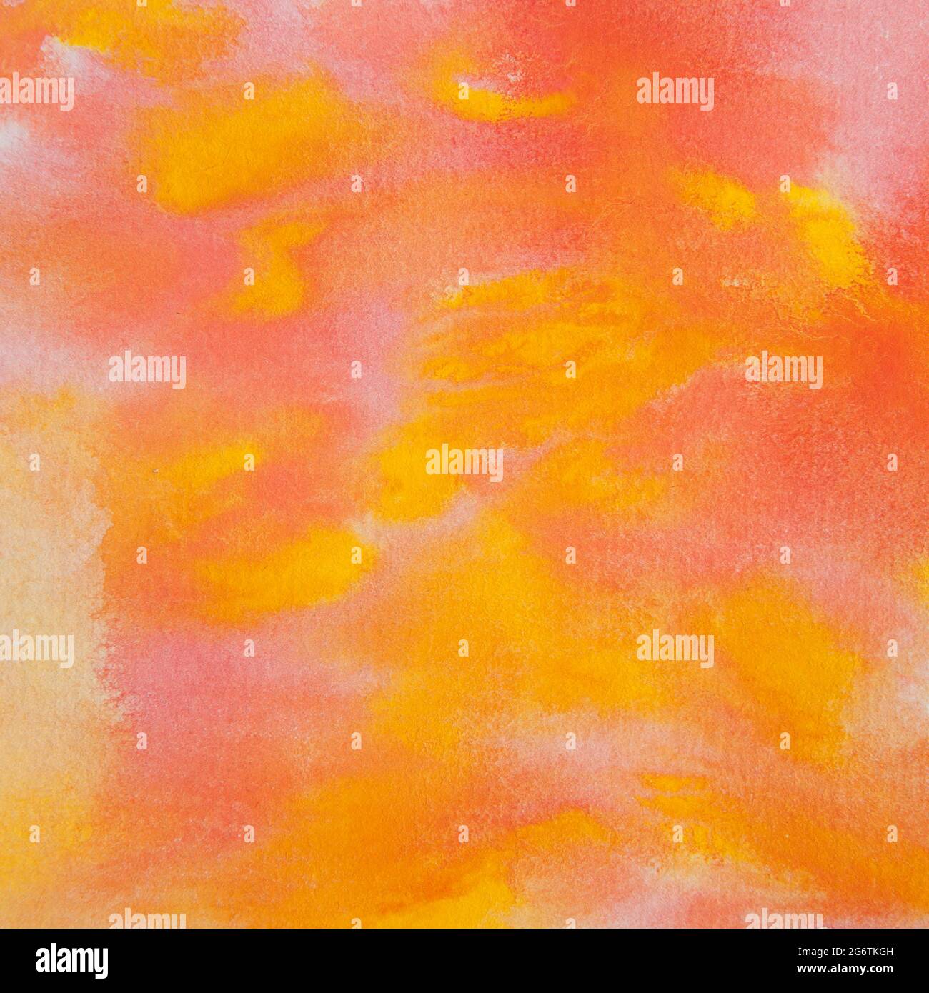 Bright warm watercolor background handpainted illustration with brush ...