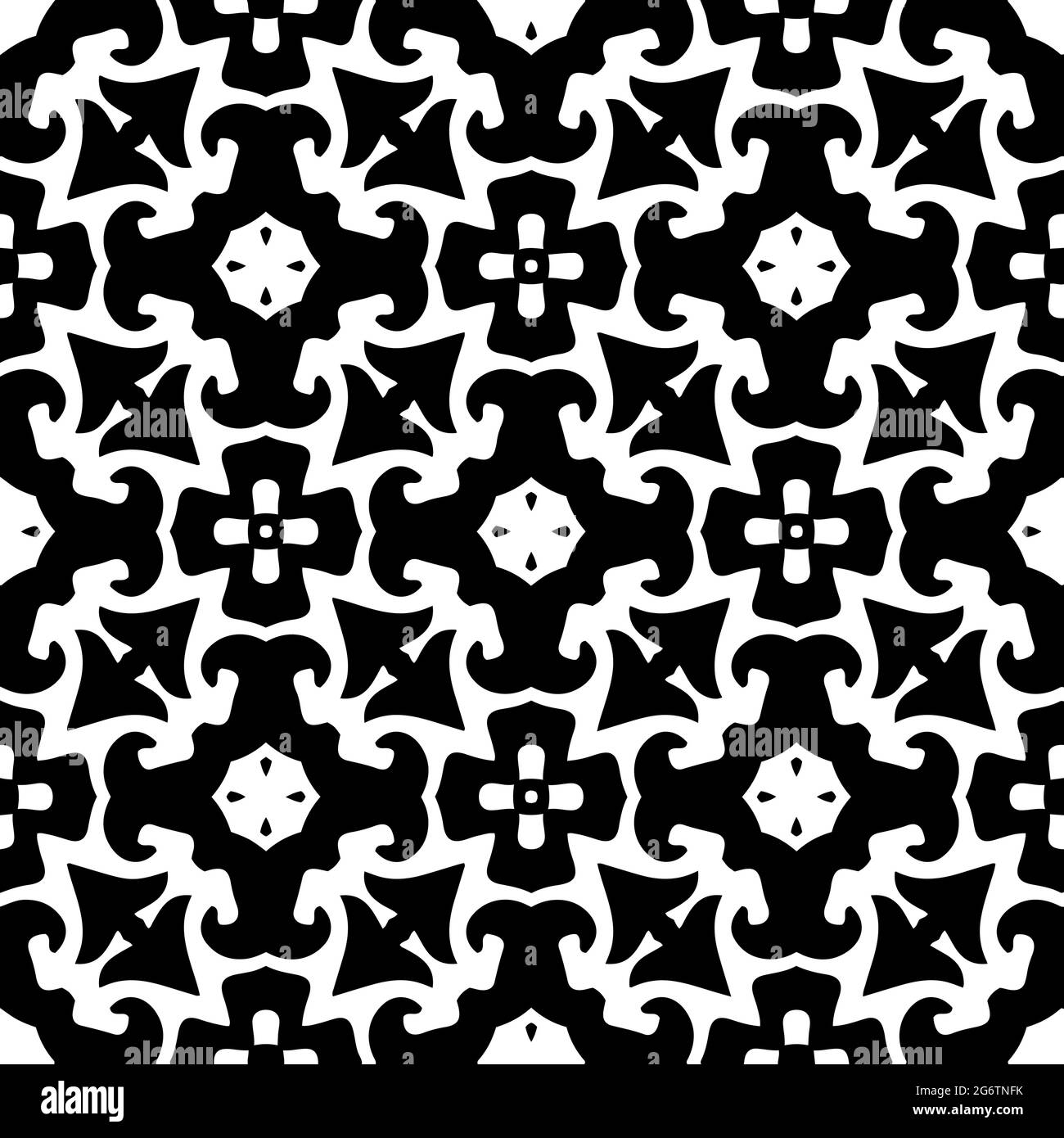 floral seamless pattern background.Geometric ornament for wallpapers ...