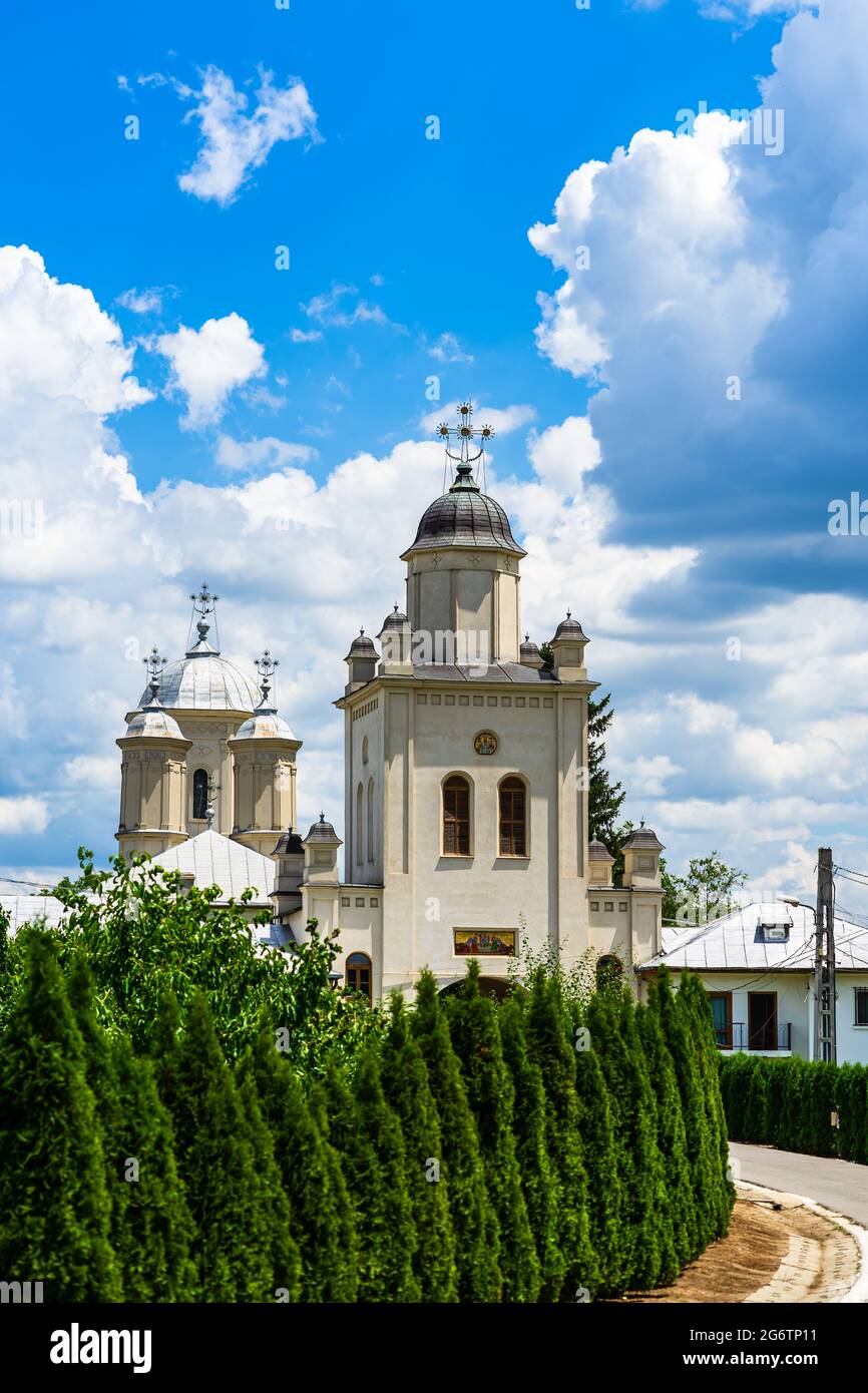 Architectural details, beautiful view of an orthodox church monastery ...